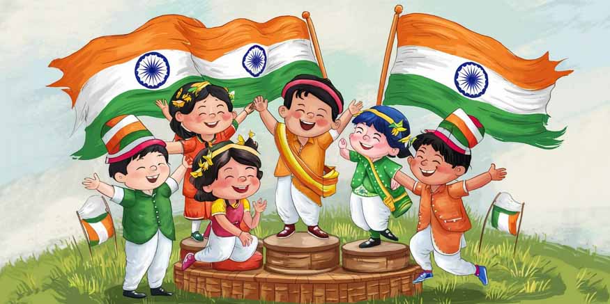5 Independence Day Speech for Kids : Short & Easy Lines for 15th August