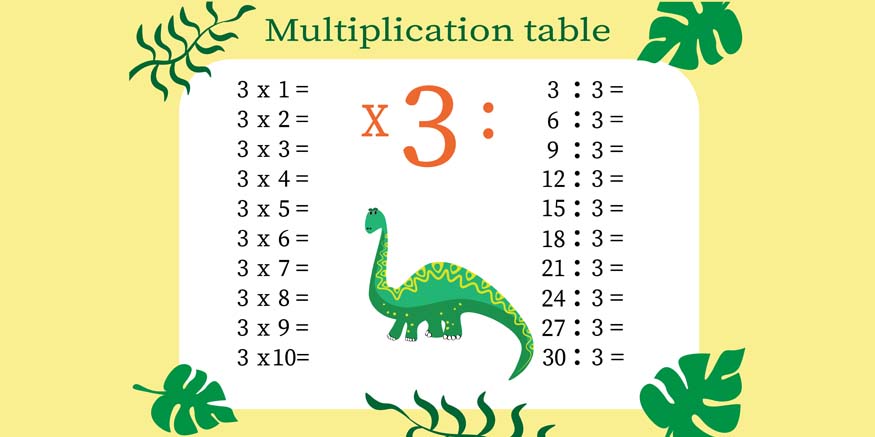 Table of 3 Worksheets for Kids | Fun Activities to Learn Multiplication