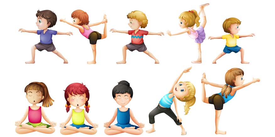 Easy Yoga Exercises for Kids Aged 3 to 6 Years
