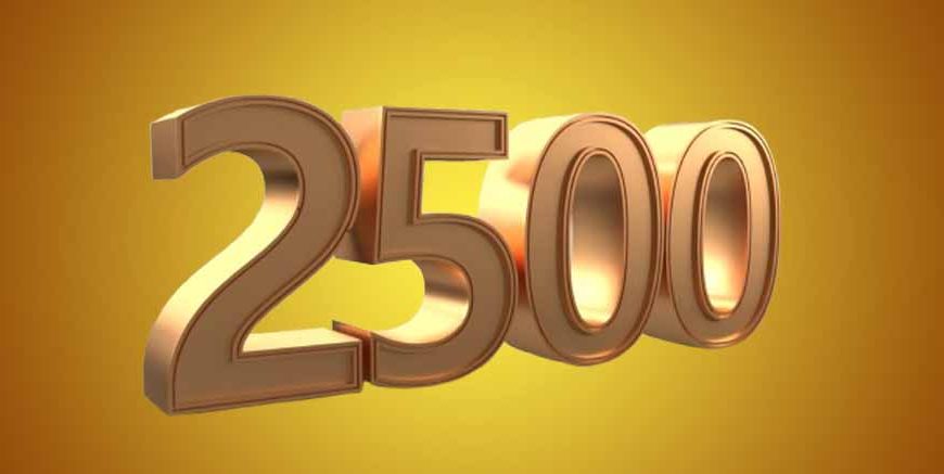 2500 in English Word – Correct Spelling, Meaning & Examples