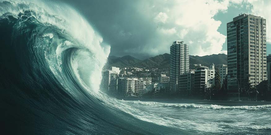 Essay On Tsunami in English for Class 1,2,3 Kids
